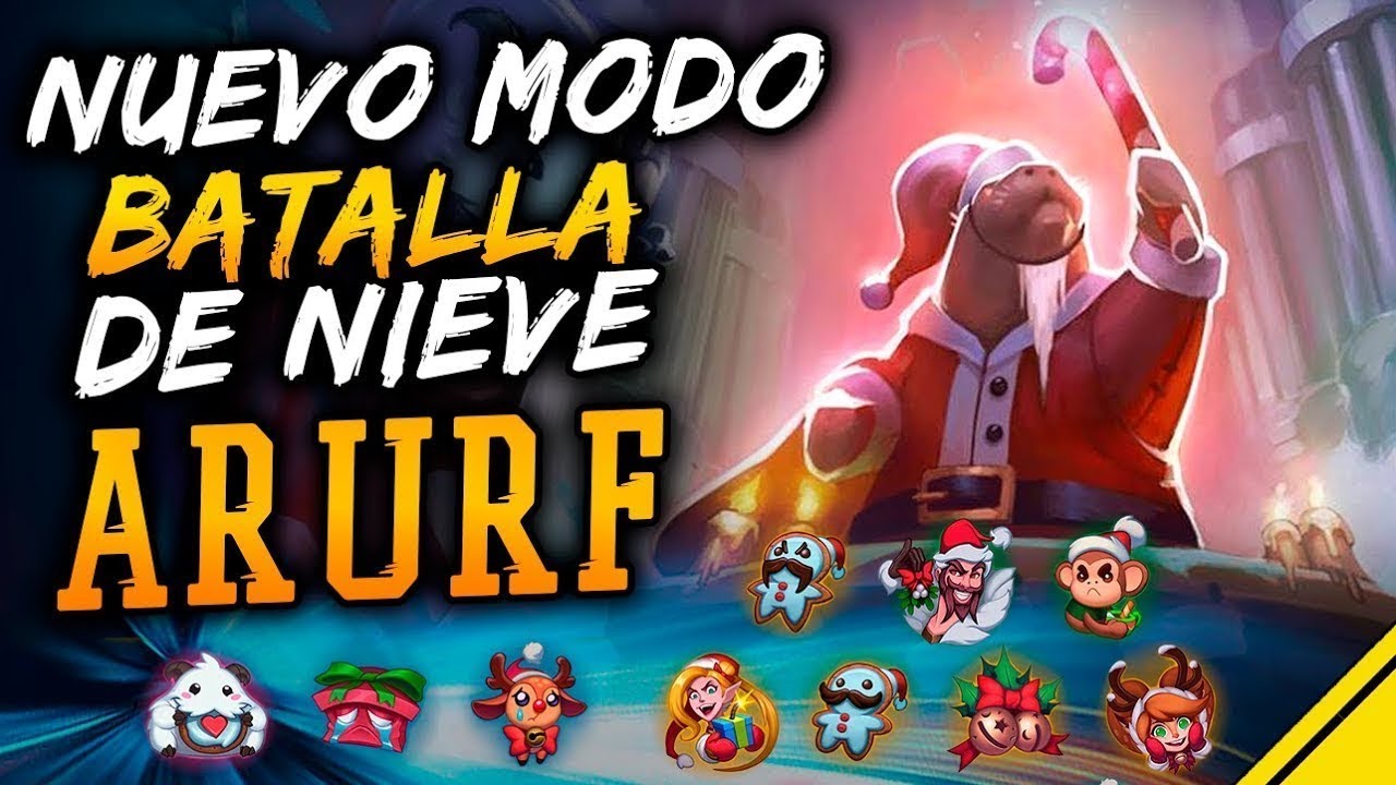 League of Legends PBE Batalla de las nieves ARUF - YouTube