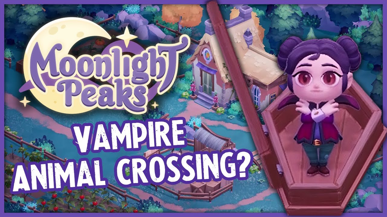 Moonlight Peaks - Animal Crossing + VAMPIRES?! (Demo Gameplay) - YouTube