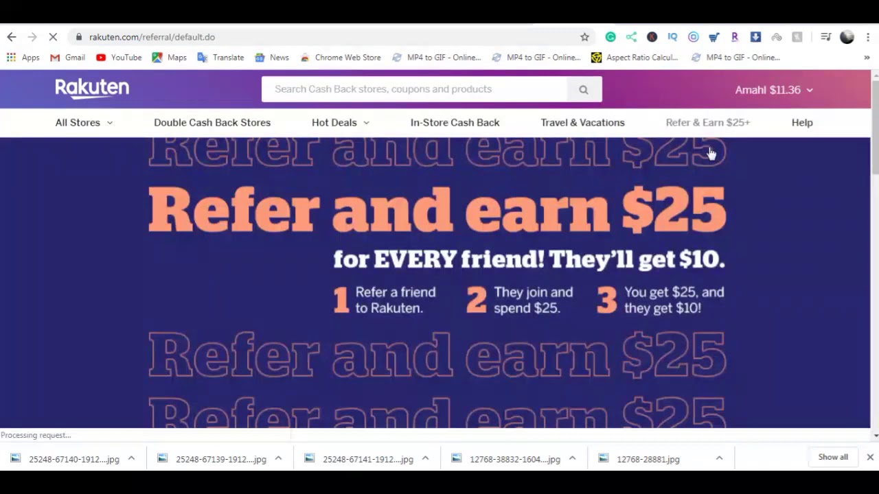Rakuten Cashback Earn Ca$h while you shop online / +25$ For Inviting ...