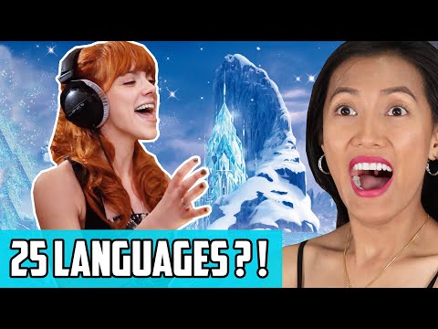 Frozen Hit Song Let It Go In Multi-Language Reaction | Sung In 25 Languages!