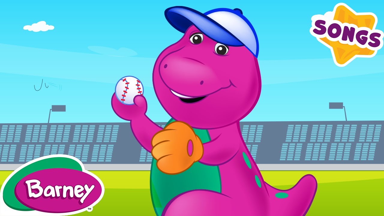 LET'S PLAY BALL | Classic Songs for Kids | Barney | 9 Story Sing ...