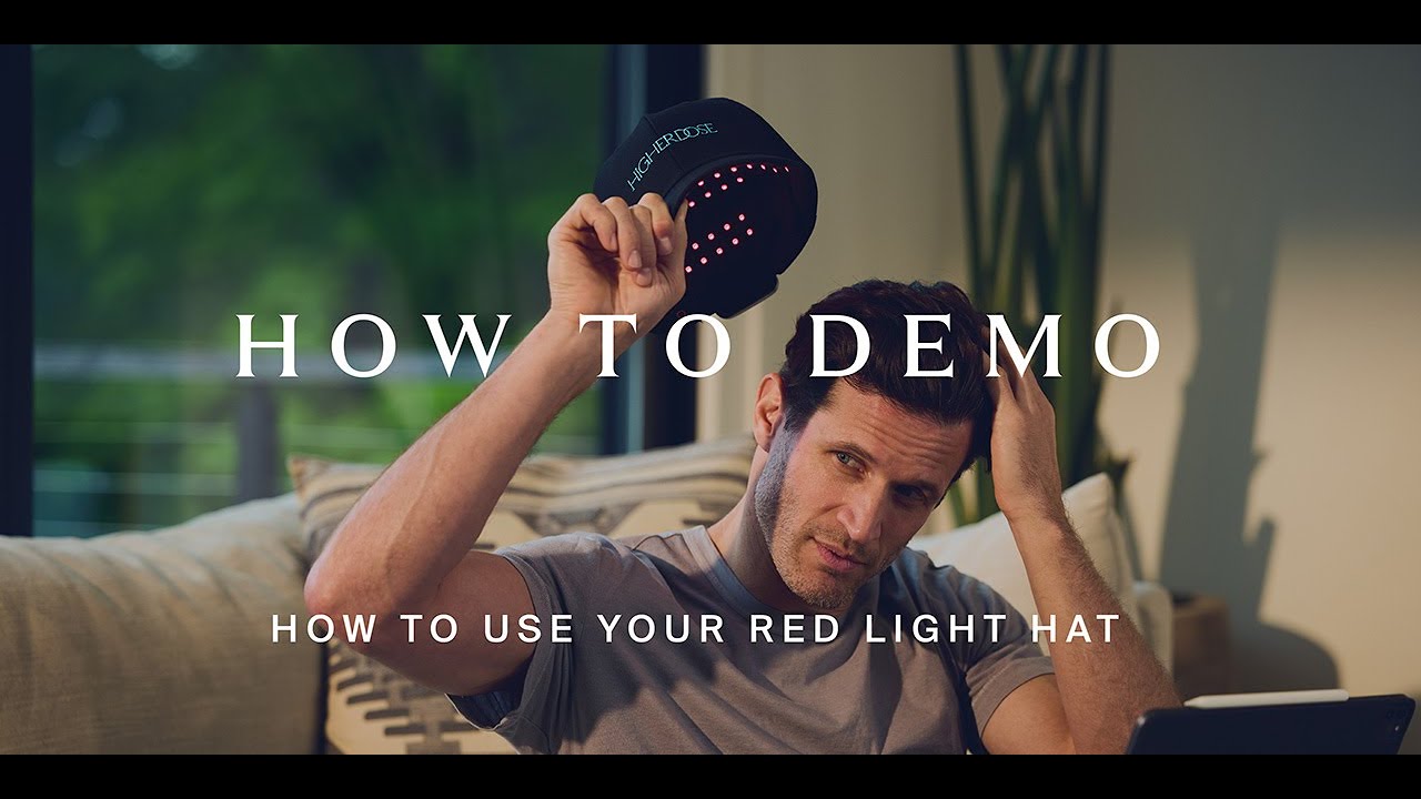 How To Use Your Red Light Hat - YouTube