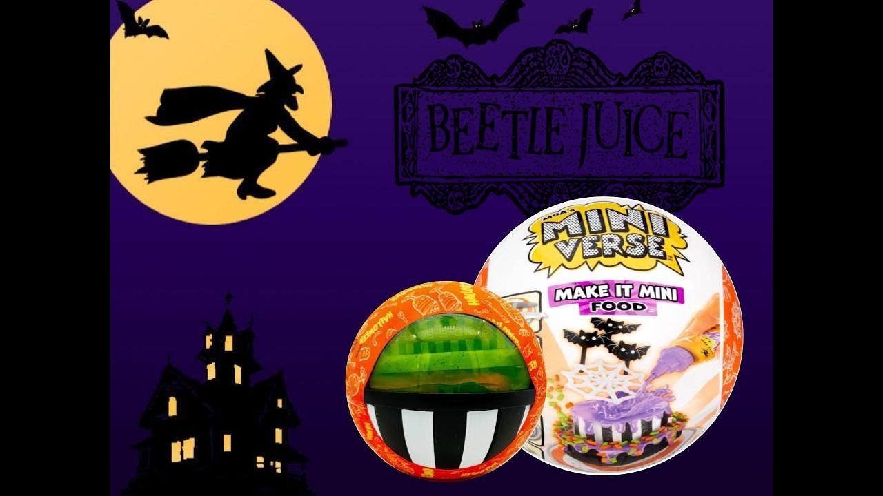 MGA Miniverse Halloween Series Two Rare Beetlejuice Sandworm - YouTube