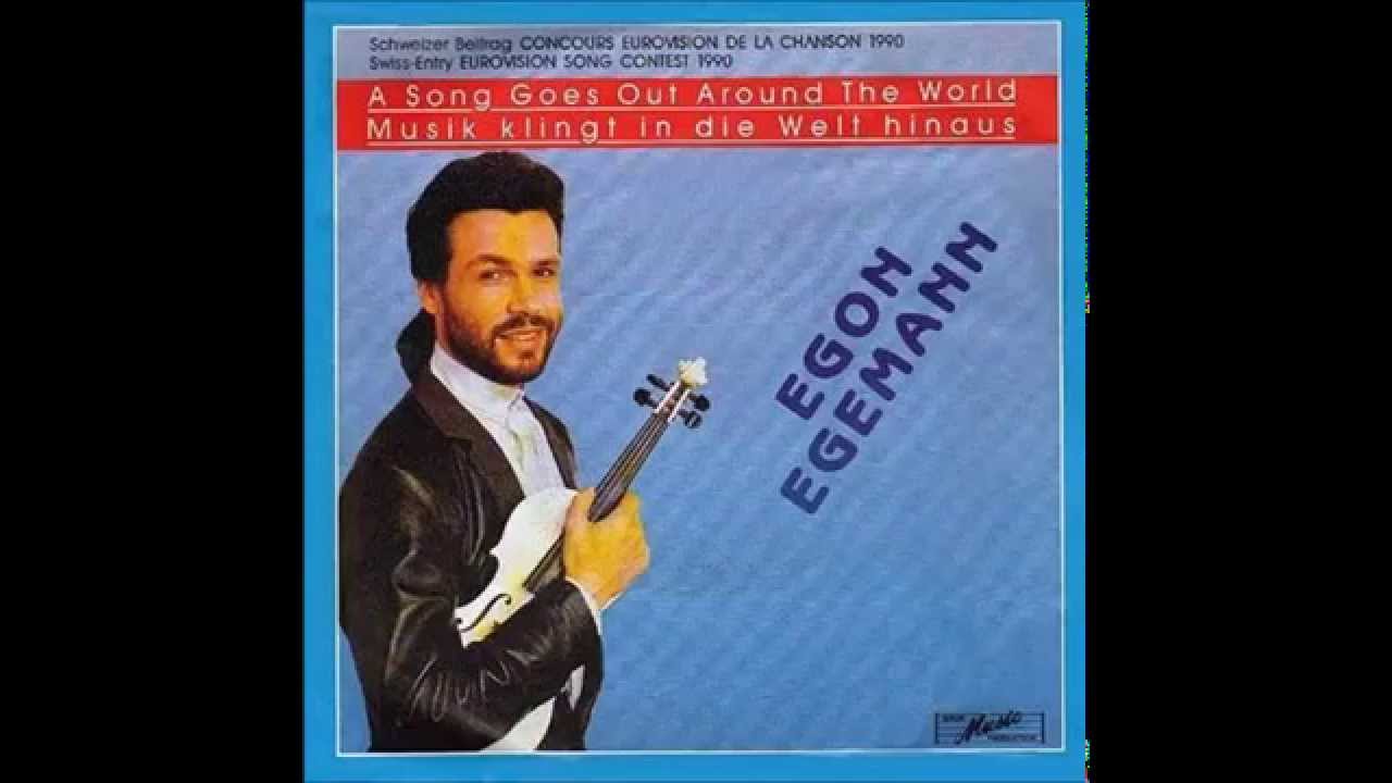 1990 Egon Egemann - A Song Goes Out Around The World - YouTube