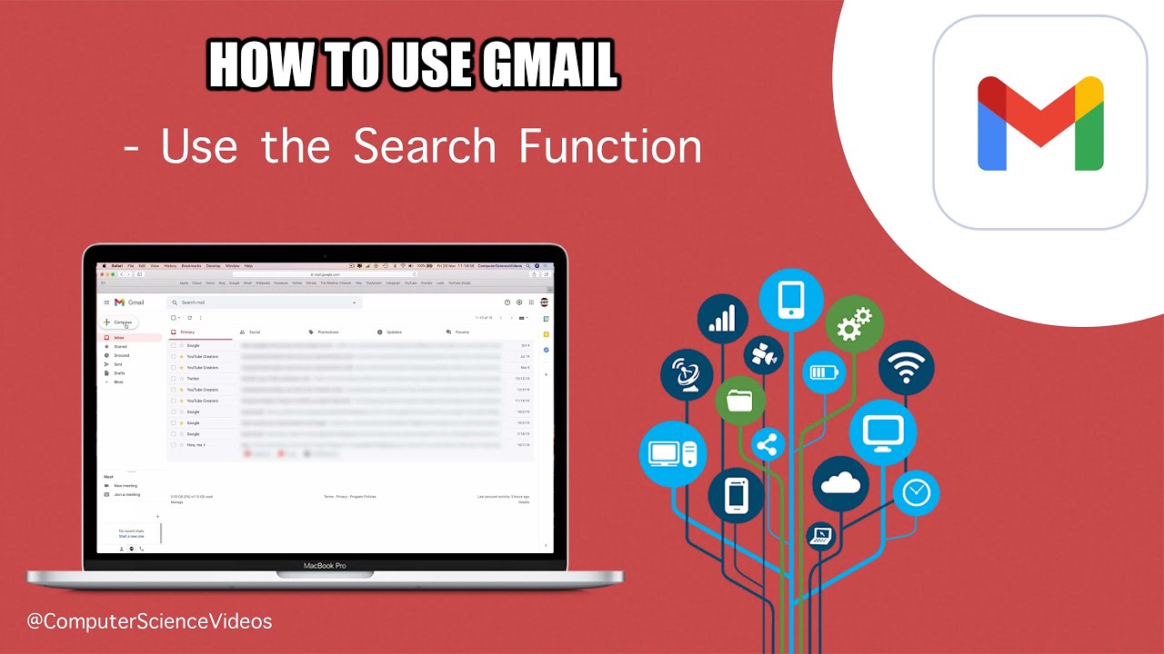 How to USE the Gmail Search Function On a Mac / Desktop Computer | New ...