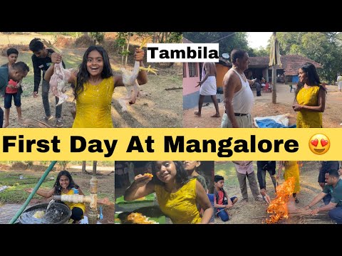 First Day At Mangalore😍Tambila| Rakshita tulu talks #rakshita #tulupaterga #mangalore #tambila