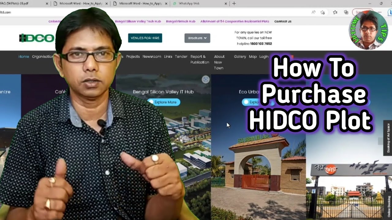 HIDCO Plot | HIDCO Flat In Newtown | HIDCO Plot Lottery 2023 | How To ...