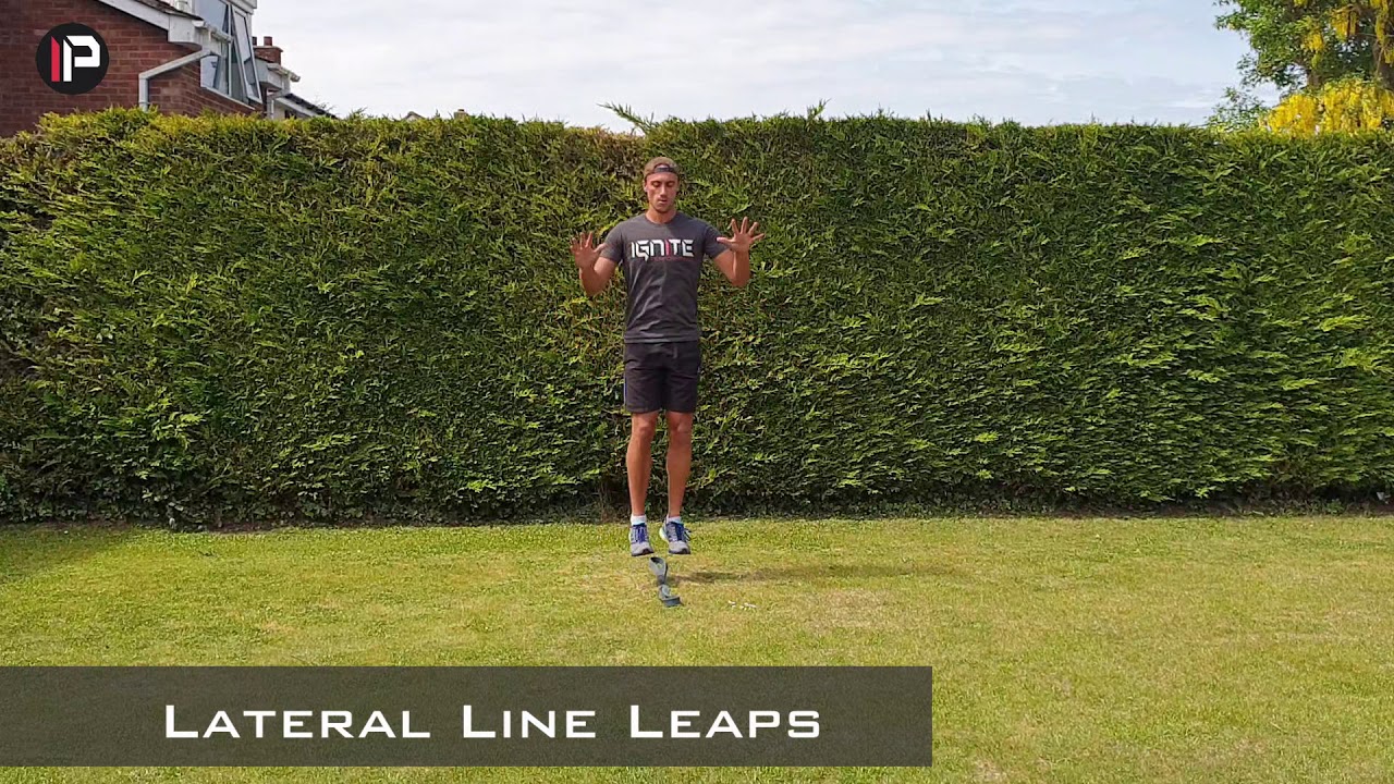 Leap Lateral Line In Place Front View - YouTube