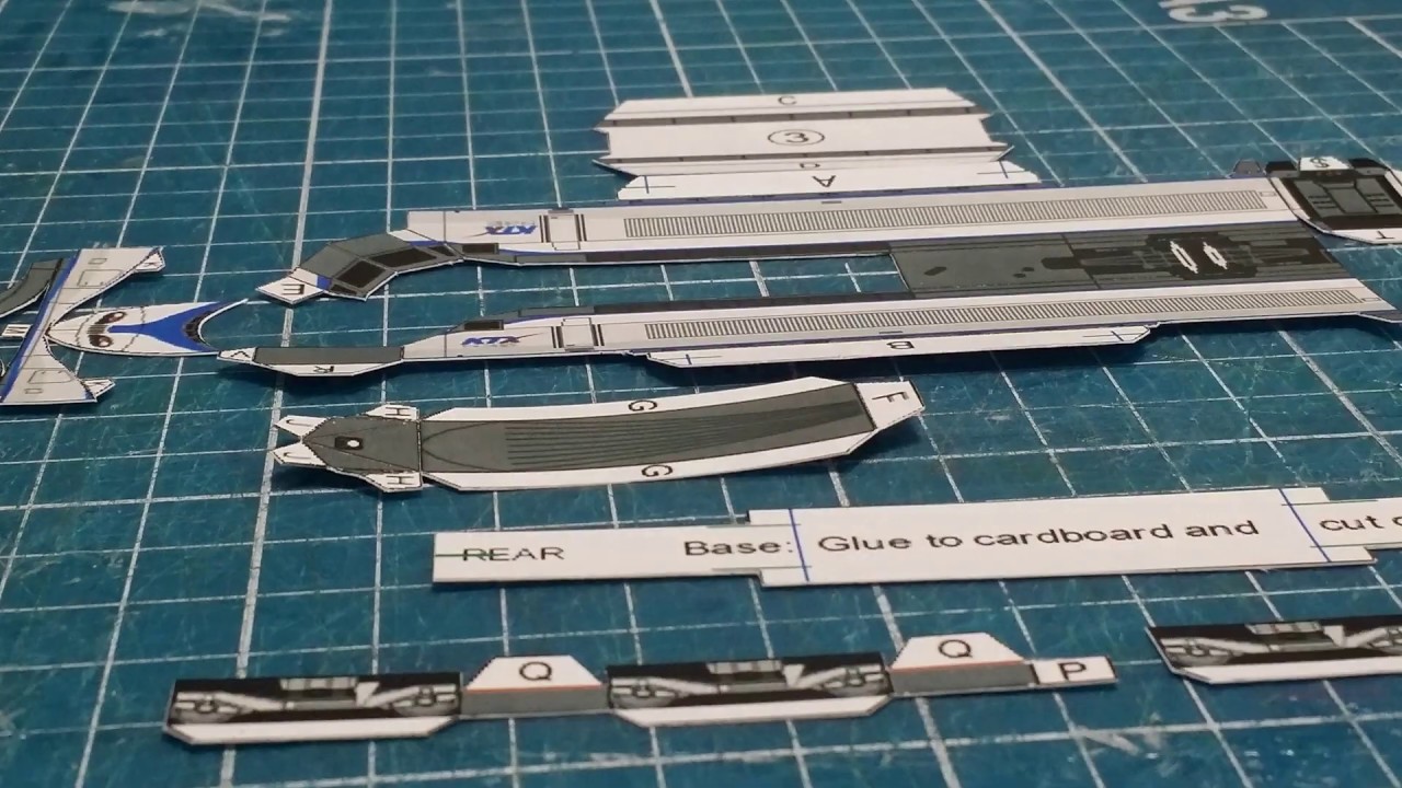 KTX papercraft - YouTube