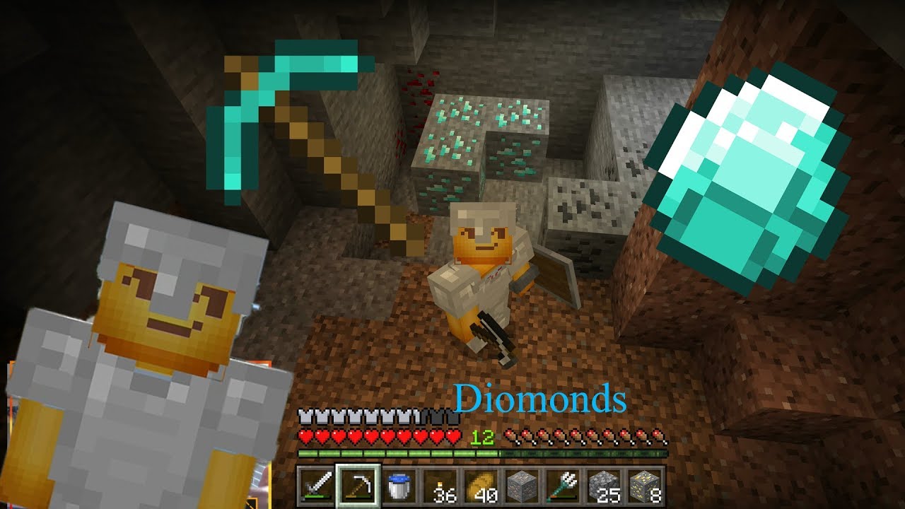 Minecraft Finding Diamonds|Minecraft #2 - YouTube