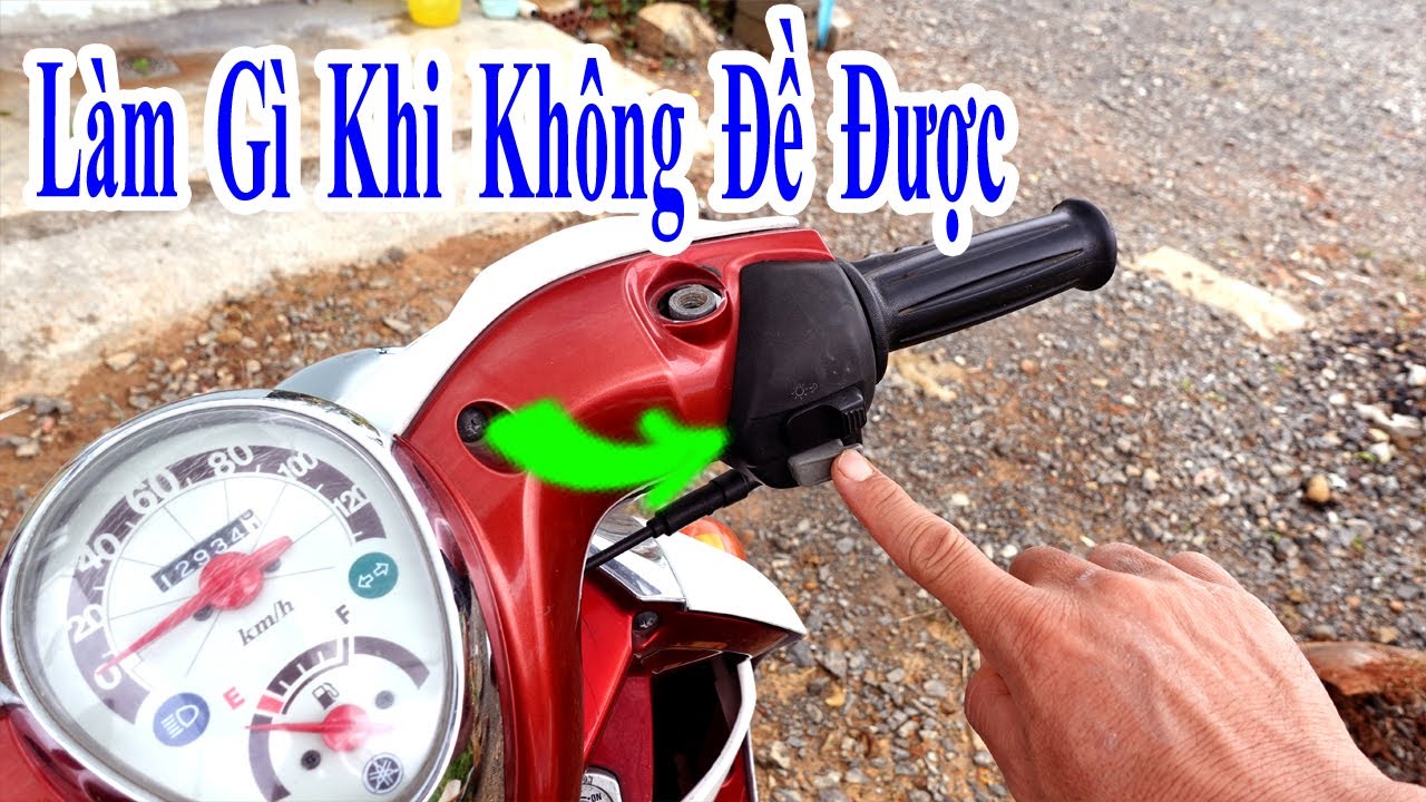 cách xử lý khi không đề được xe máy, cách sửa bình acqui tự động, bộ ...