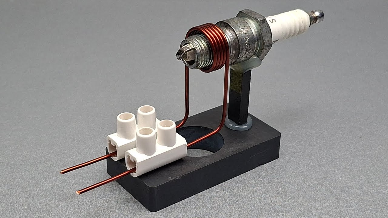 New Method Create Free Electricity Energy With Spark Plug And Copper ...