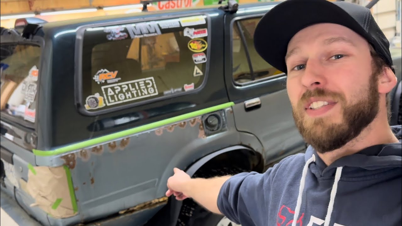 90 Minute Paint Job, 4Runner Walk Around, and Snow Wheeling!? - YouTube