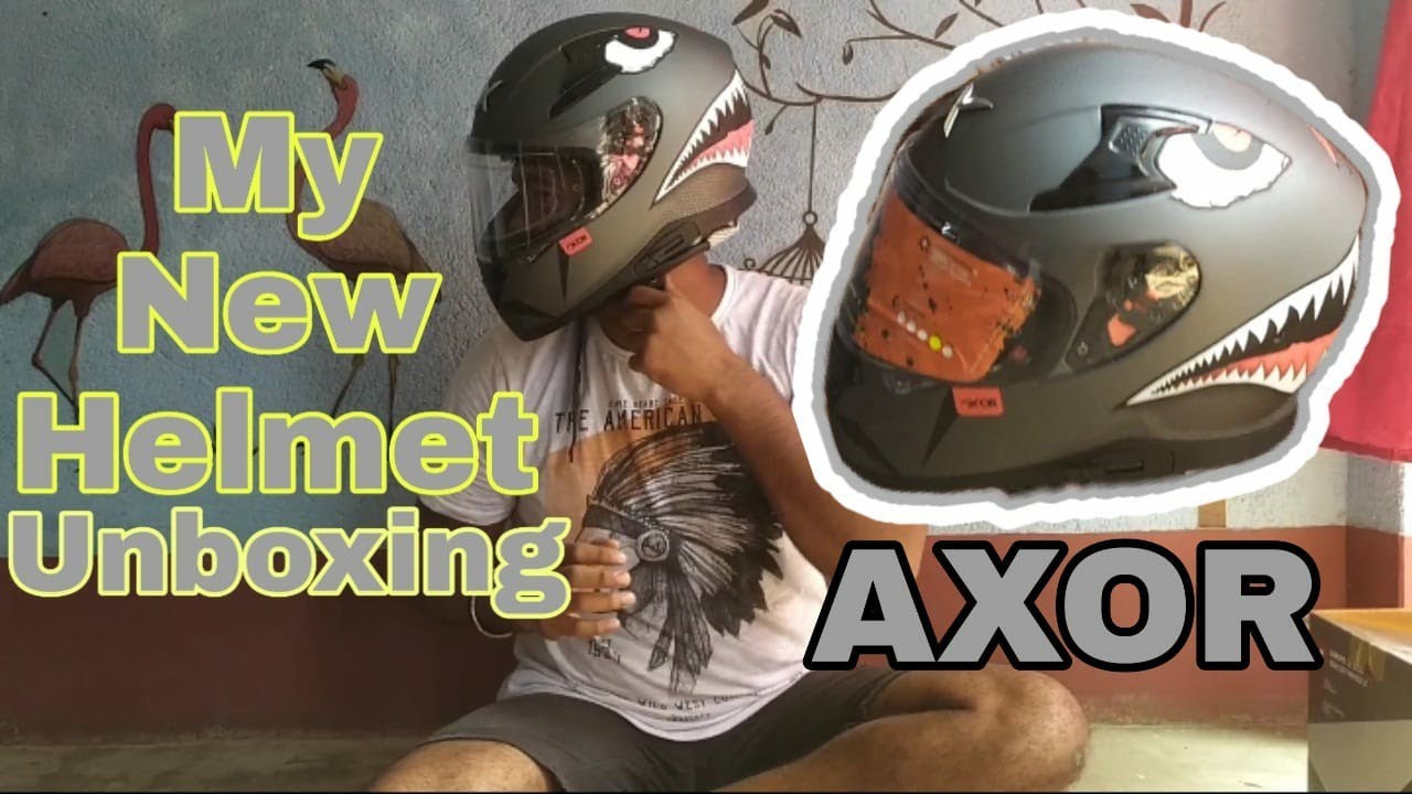 My new Axor Apex Sharko Helmet unboxing - YouTube