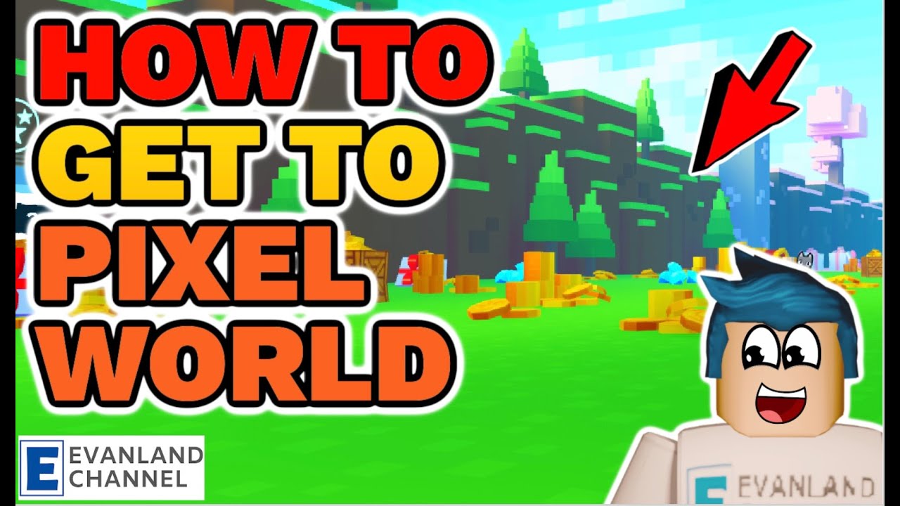 HOW TO GET TO PIXEL WORLD IN PET SIMULATOR X PIXEL WORLD 8-BIT UPDATE ...