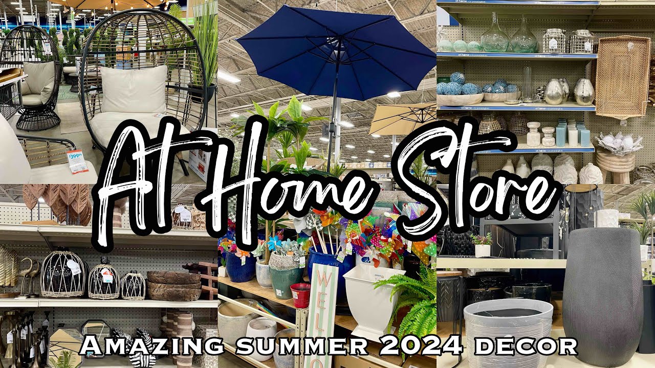 AMAZING AT HOME STORE SUMMER DECOR • SHOP WITH ME - YouTube