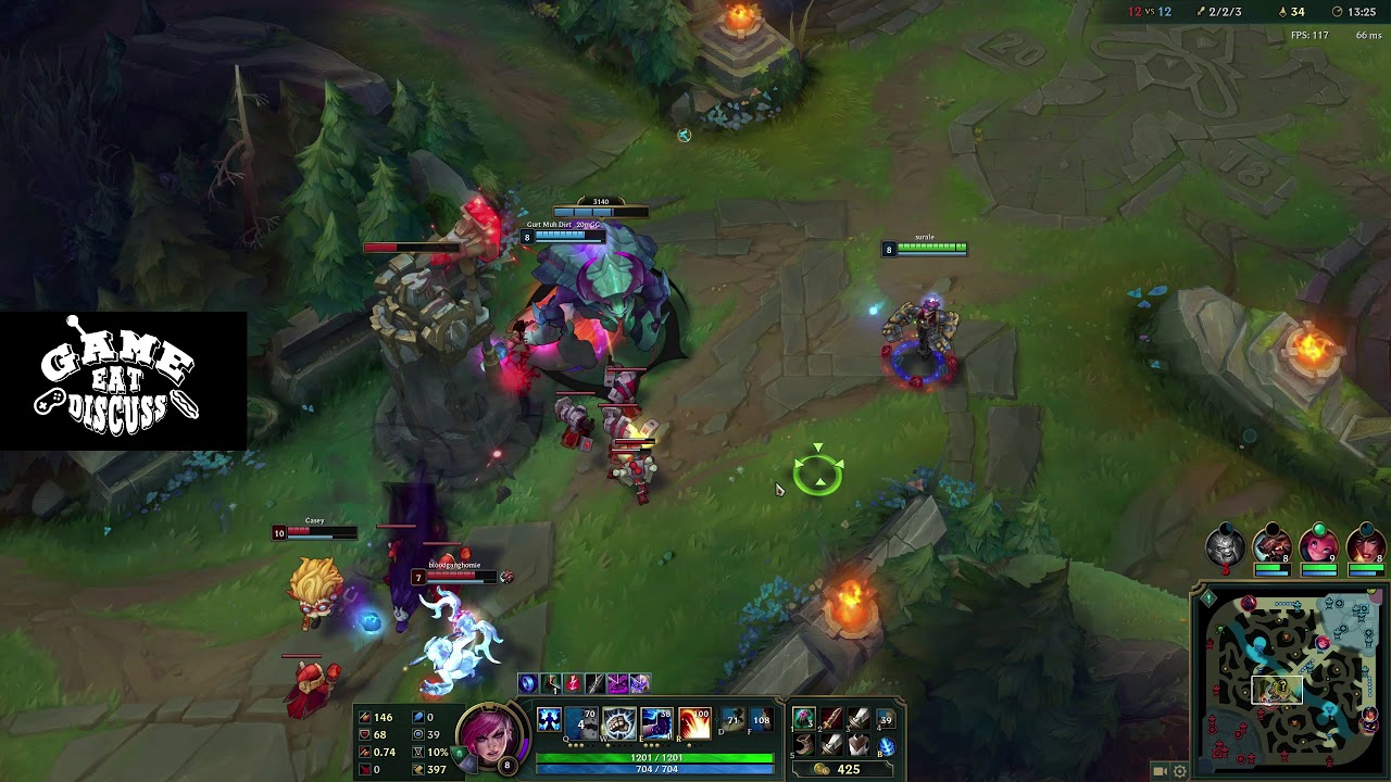 🎮 League of Legends 🕹 VI punches through the support wall - YouTube