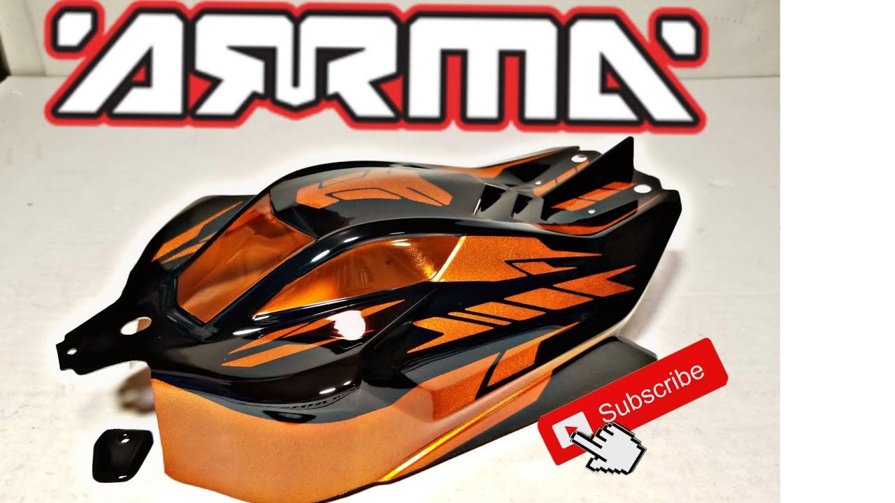 Arrma typhon custom painted body - YouTube