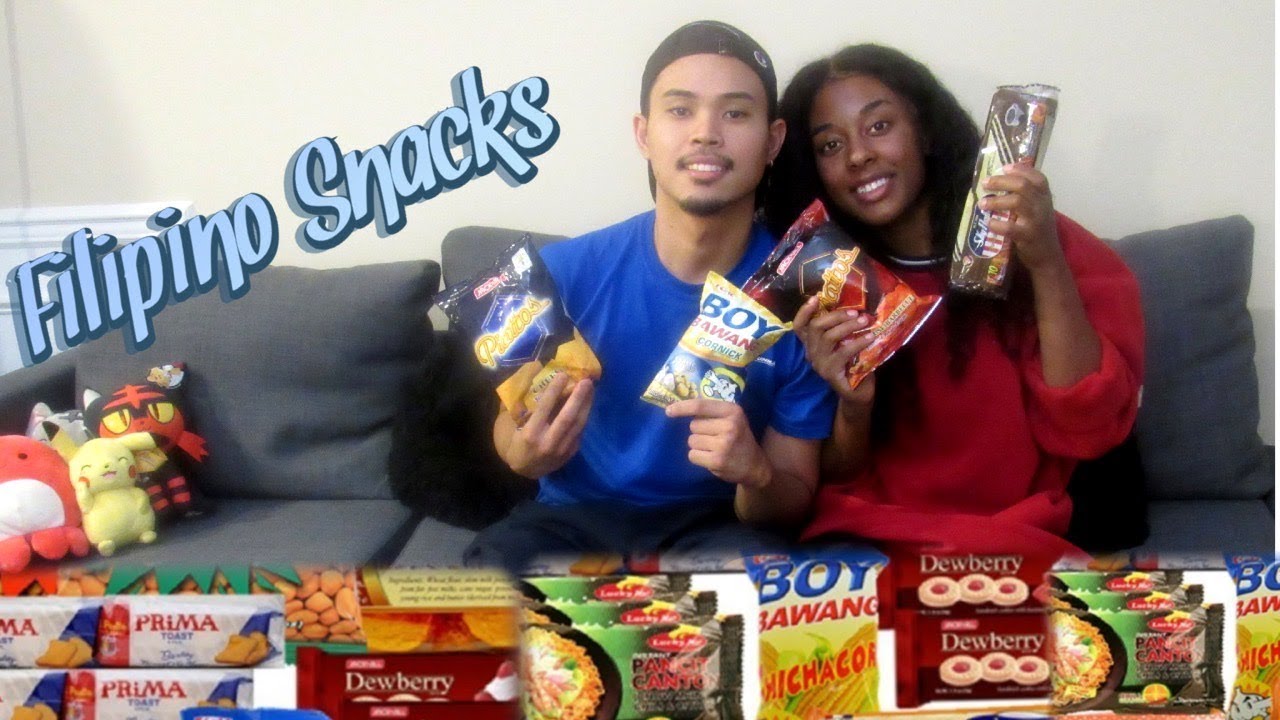 Girlfriend Tries Filipino Snacks for the First Time! || AMBW - YouTube