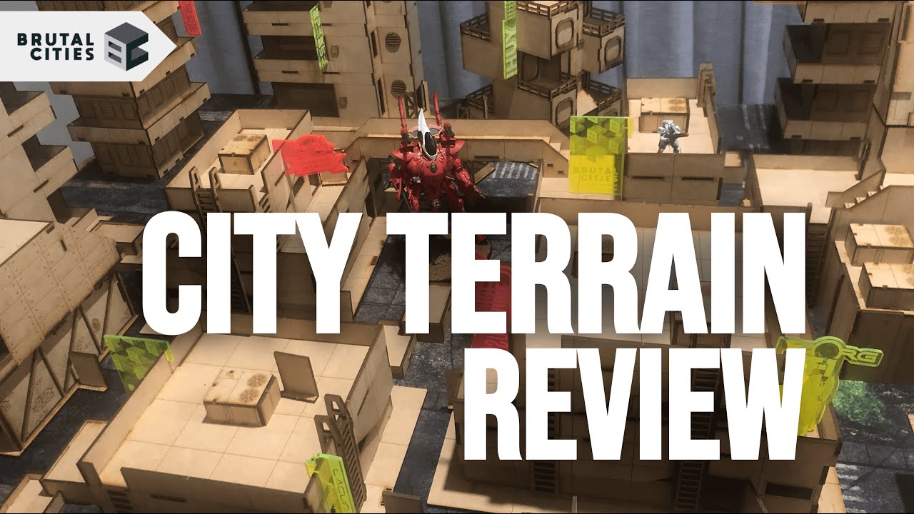 City Wargaming Terrain review - Brutal Cities - YouTube