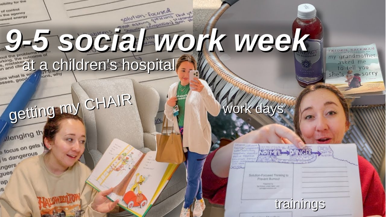 9 to 5 work week as a medical social worker👜🪑🦌CEU trainings, preventing ...