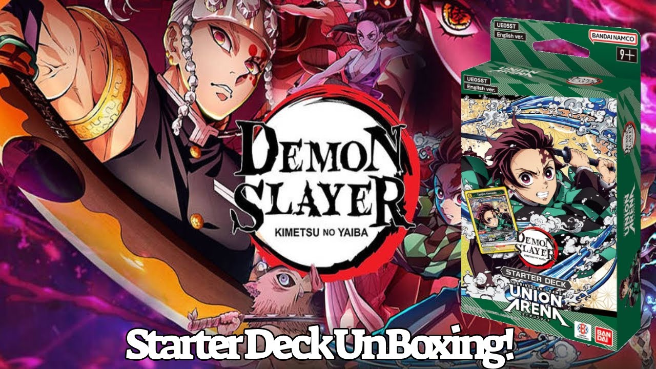 Demon Slayer Starter Deck, Opening! #unionarena - YouTube