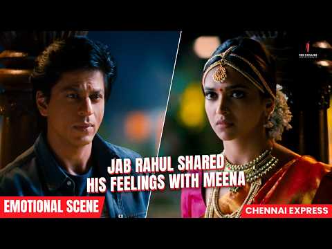 Rahul & Meenamma’s Emotional Conversation | SRK | Deepika P.  | Chennai Express | Emotional Scene