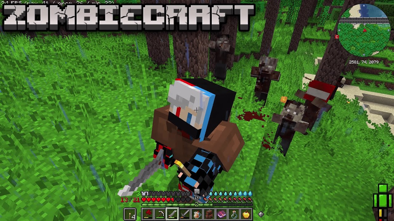 ZOMBIECRAFT || ¡LA HORDA DE ZOMBIES! #2 - YouTube