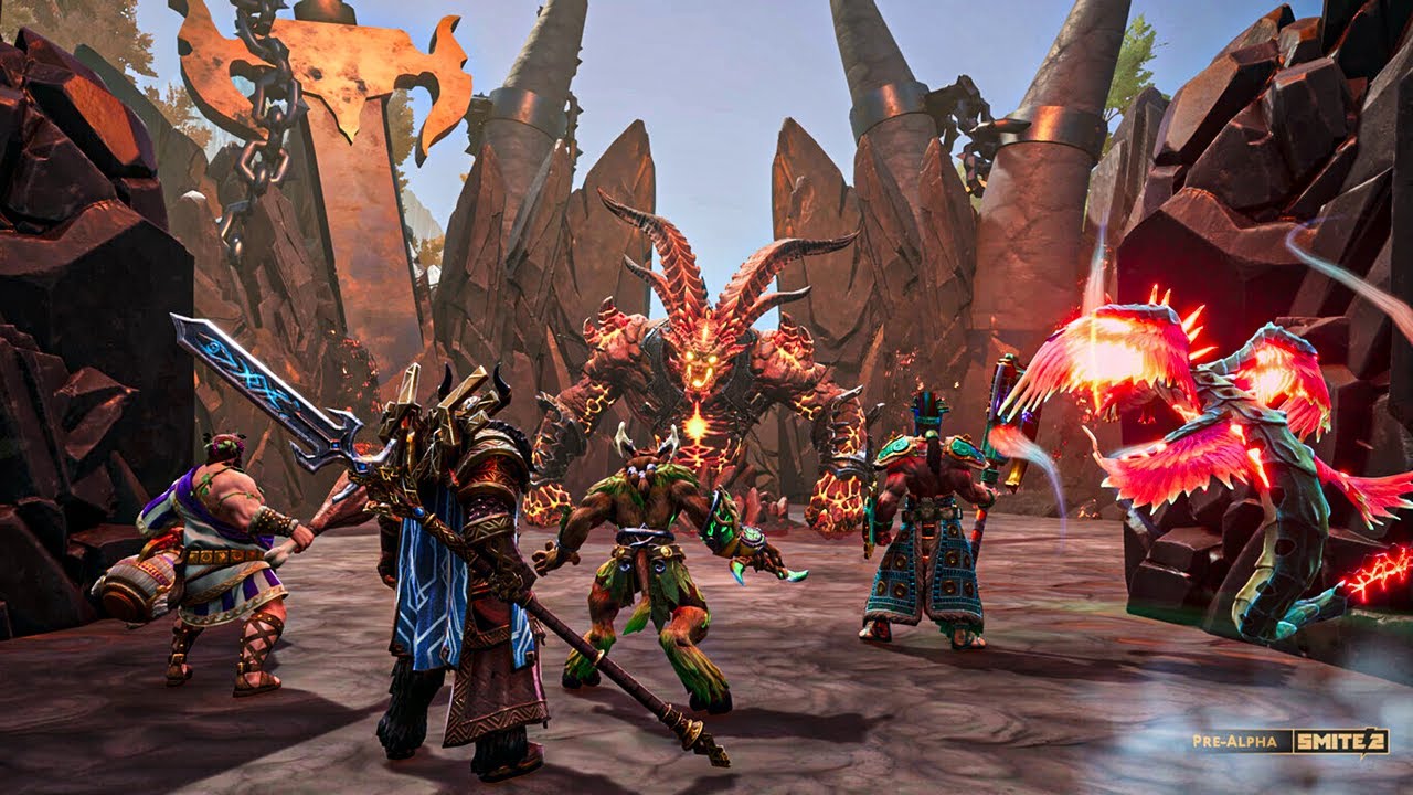 SMITE 2 ALPHA | PRIMERAS IMPRESIONES | ANHUR GAMEPLAY - YouTube
