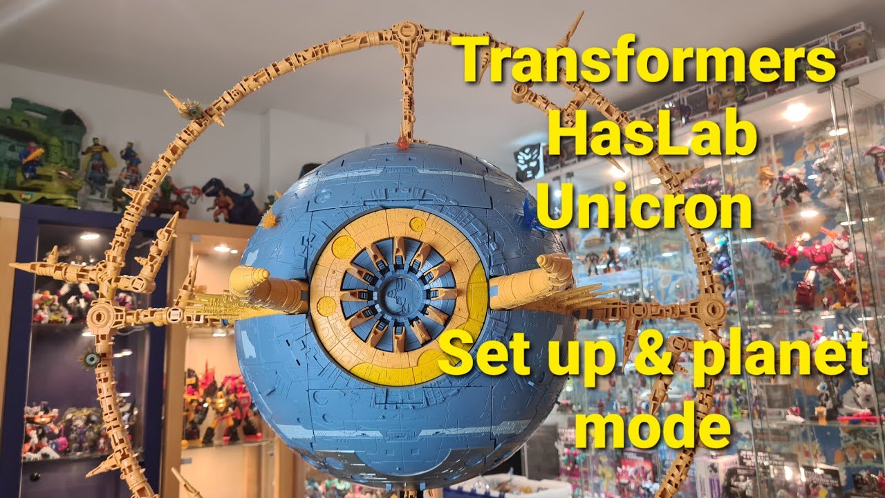 Transformers HasLab Unicron - Set up & Planet mode - YouTube