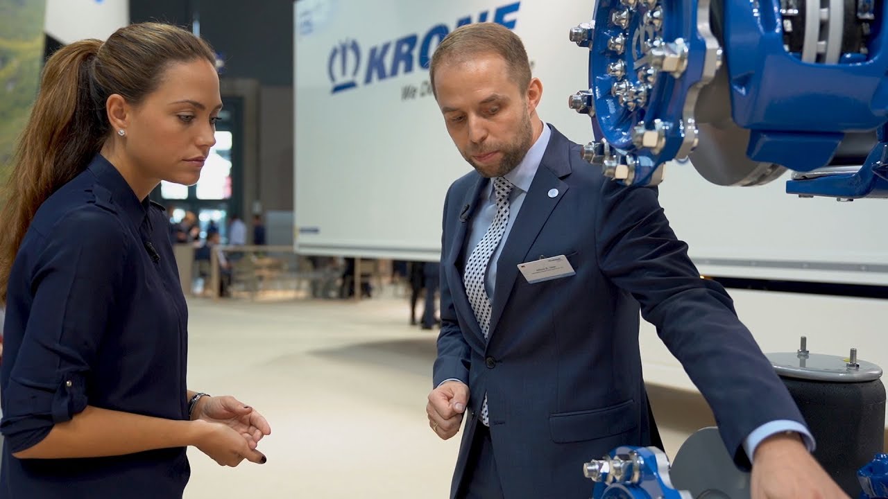 What is KRONE presenting in the areas of Mega Liner and KRONE axles at ...