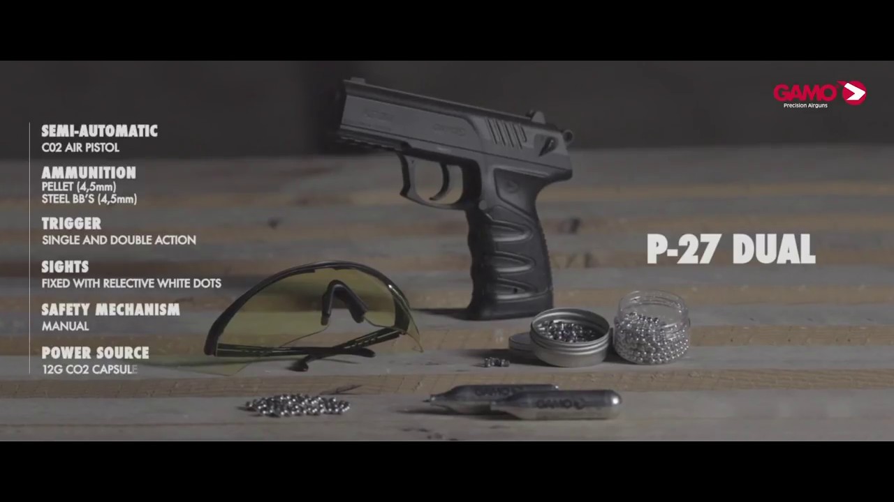 GAMO P 27 DUAL - YouTube