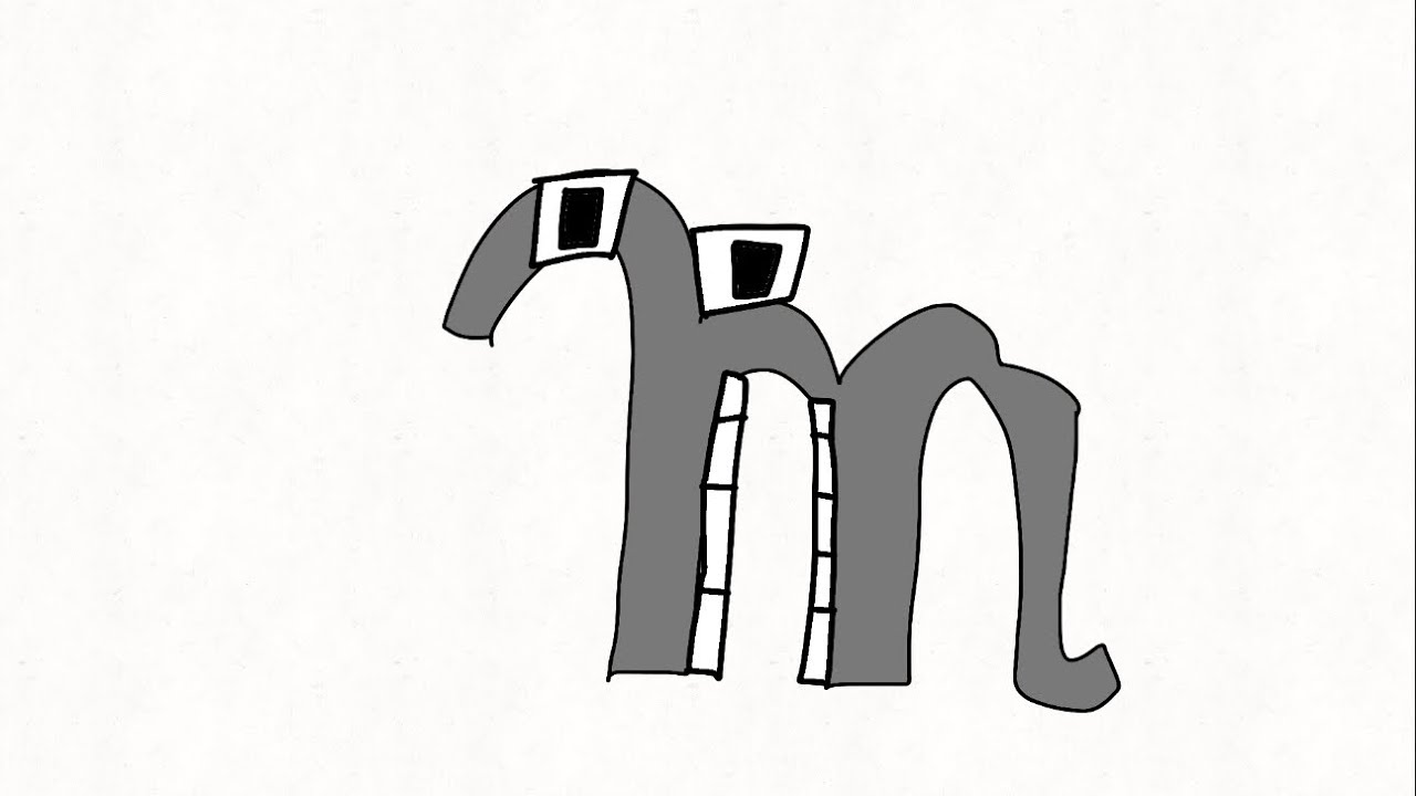 Cursive Alphabet Lore - M (PROTOTYPE: NO VOICE) - YouTube