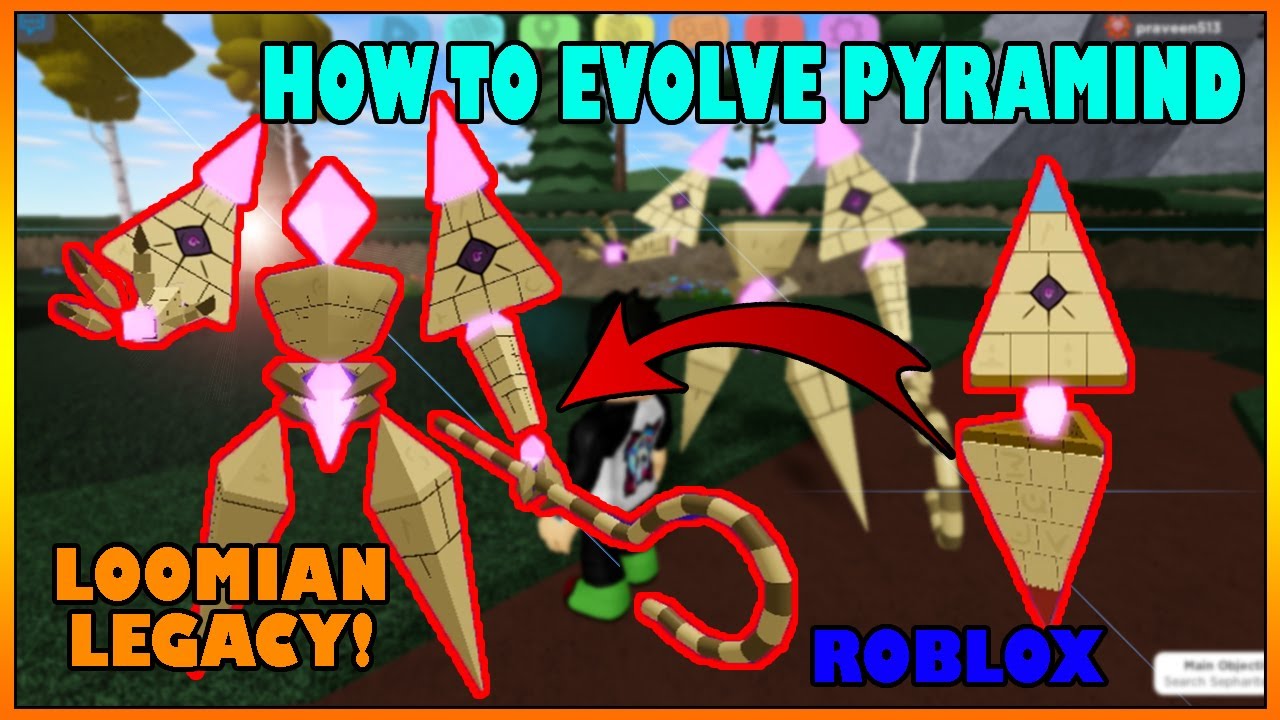 HOW TO EVOLVE PYRAMIND INTO PHAROGLYPH IN LOOMIAN LEGACY | ROBLOX - YouTube