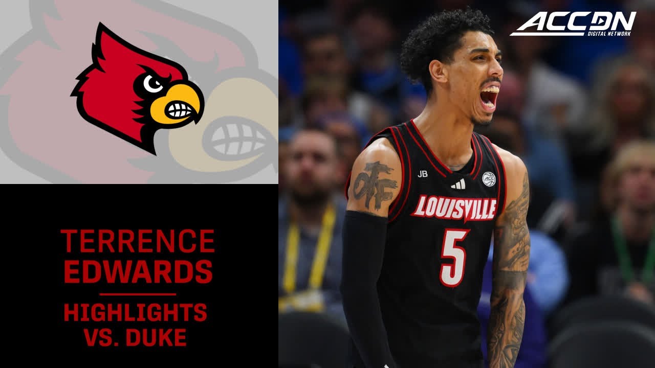 Louisville's Terrence Edwards Jr. Highlights vs. Duke - YouTube