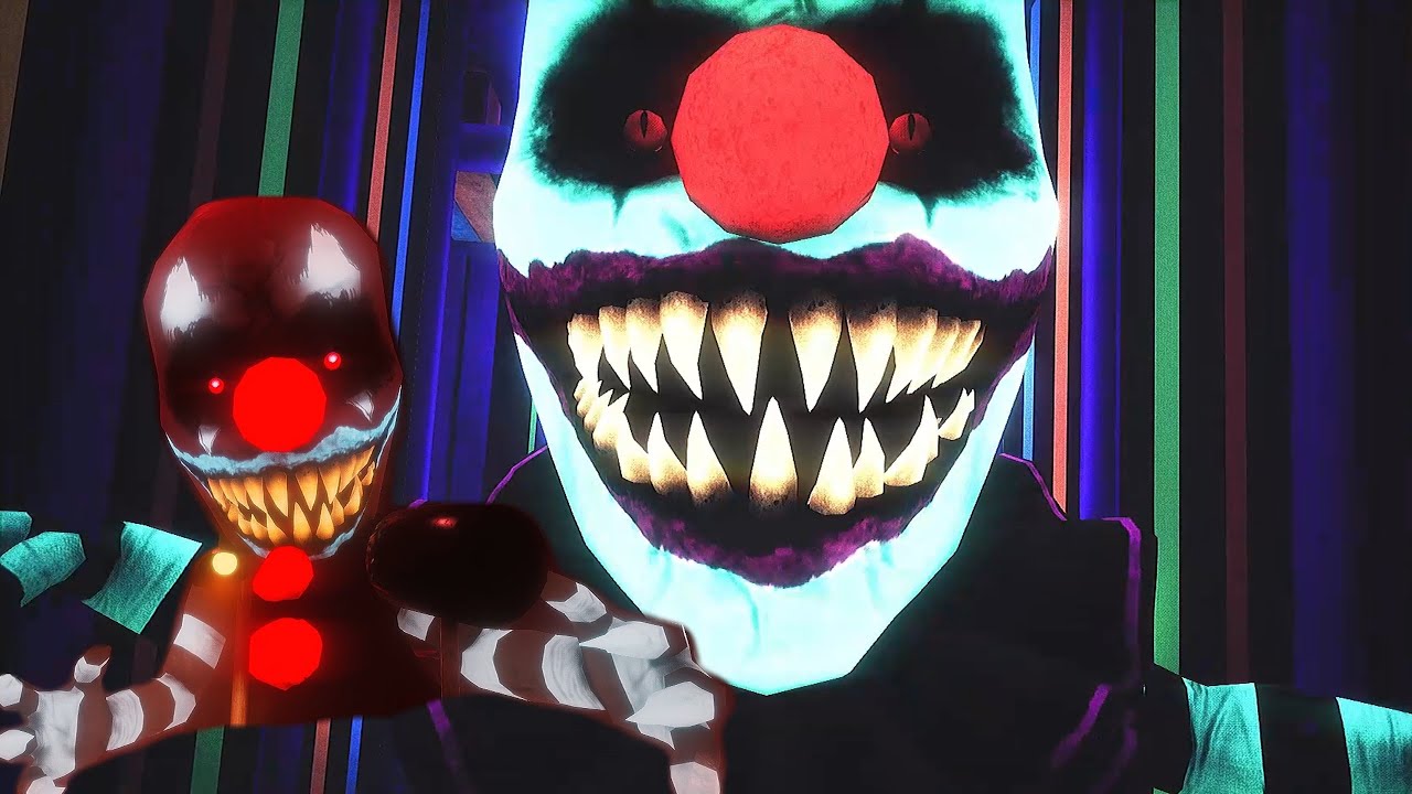 HUGE CREEPY CLOWNS SMASH - Dark Deception - YouTube