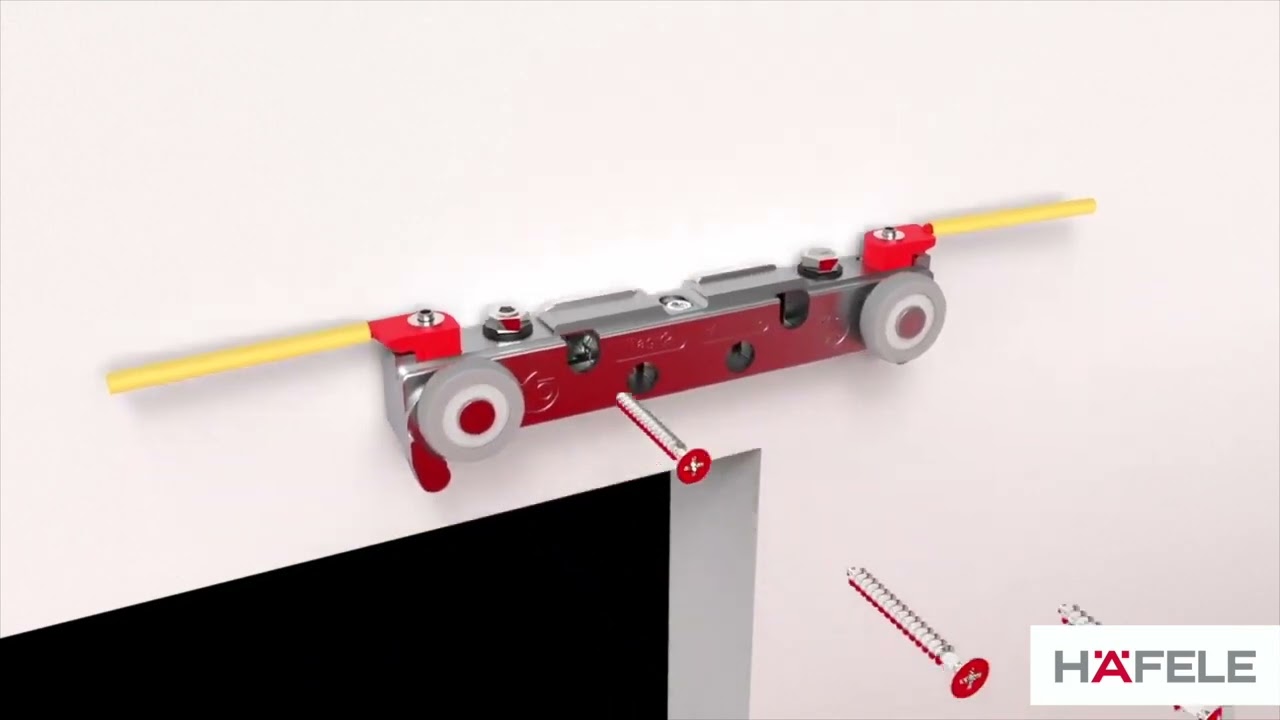Hafele Kayar Kapı Sistemi Design 80-M - YouTube