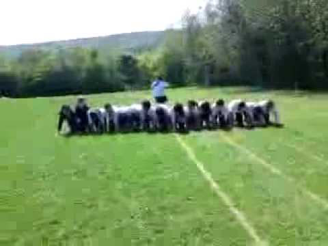 Human Bridge at school - YouTube
