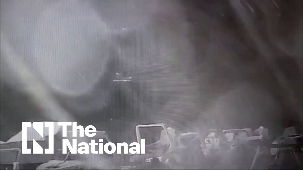 CCTV footage shows moment Bayesian yacht sinks during violent storm ...