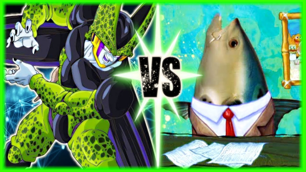 Perfect Cell Vs Spongebob Fish Announcer (Ft .Uncle Al) - YouTube