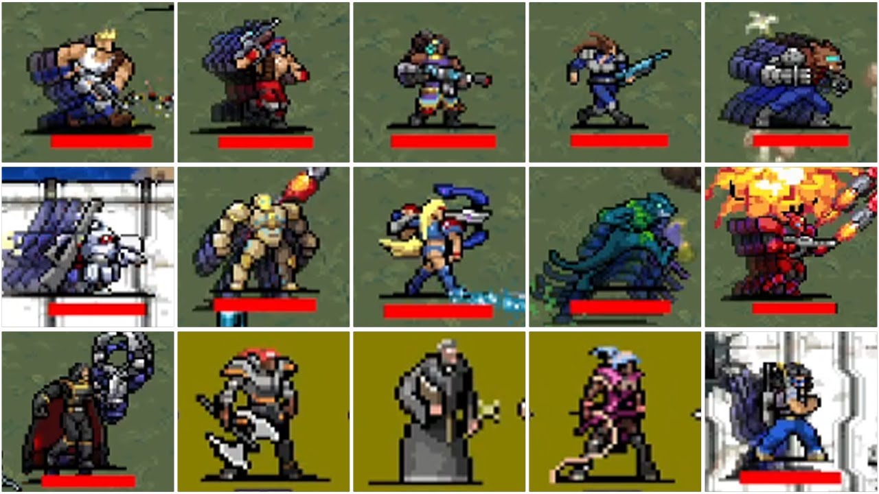 Vampire Survivors Operation Guns All Characters DLC + All Secret ...