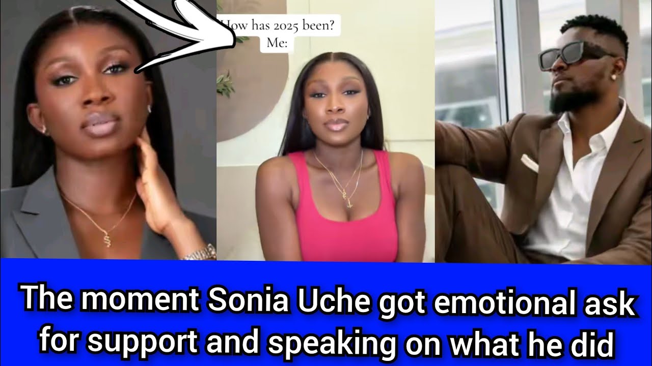 The moment Sonia Uche got emotional ask for support and speaking on ...