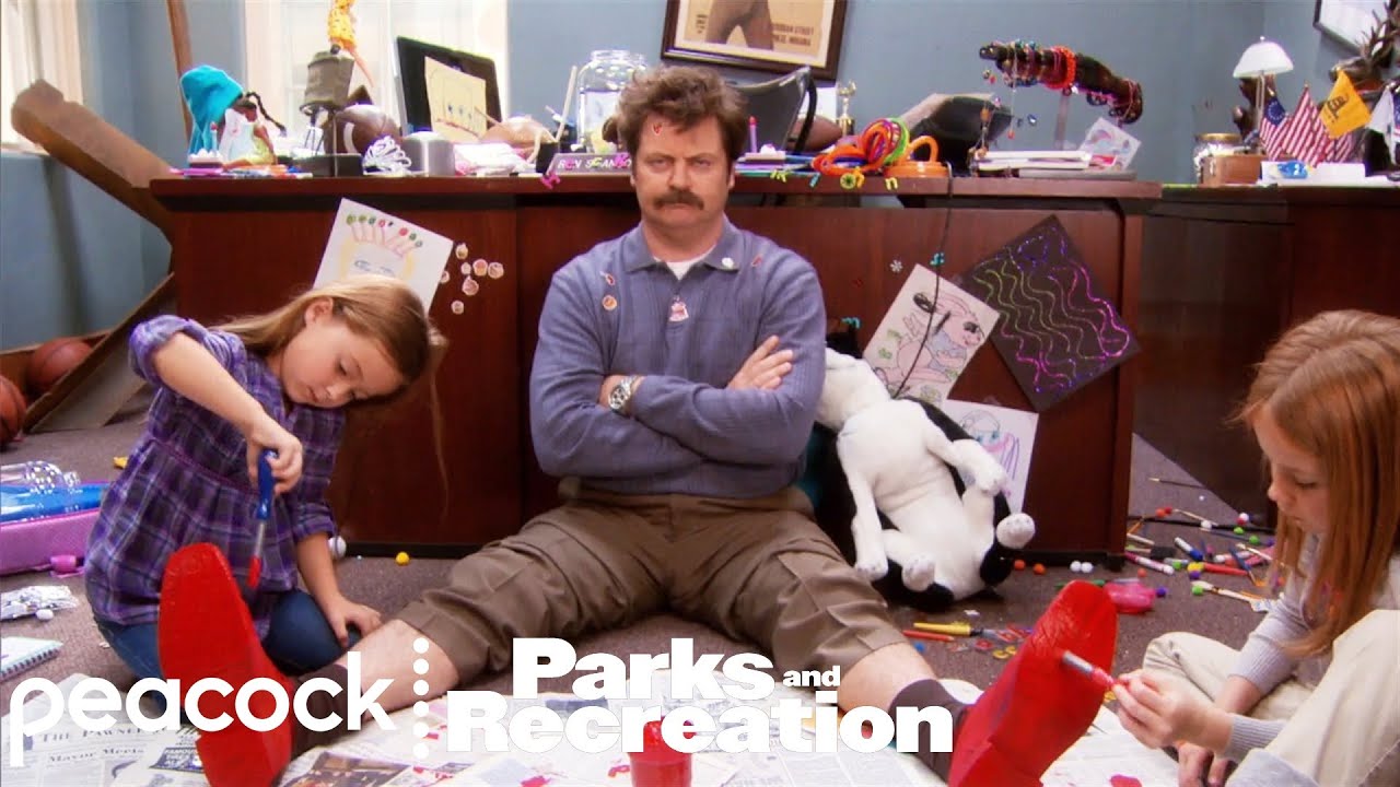 Ron the Babysitter | Parks and Recreation - YouTube