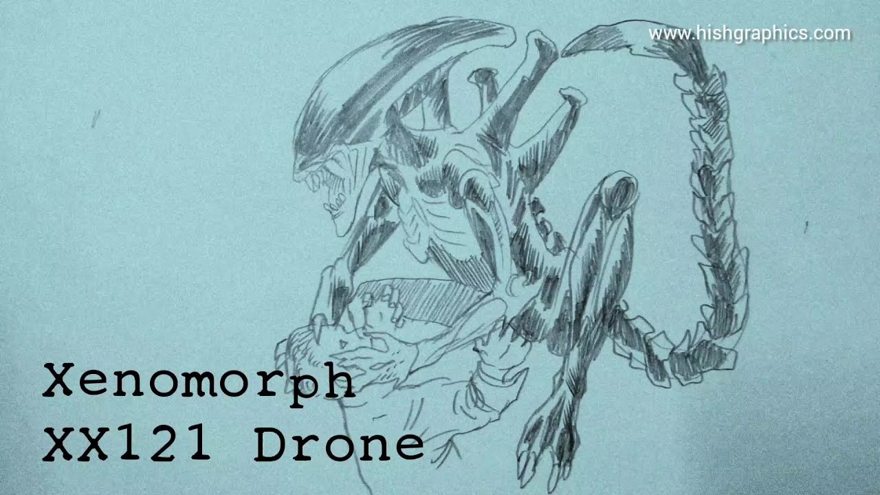 ART: Xenomorph XX121 Drone - YouTube