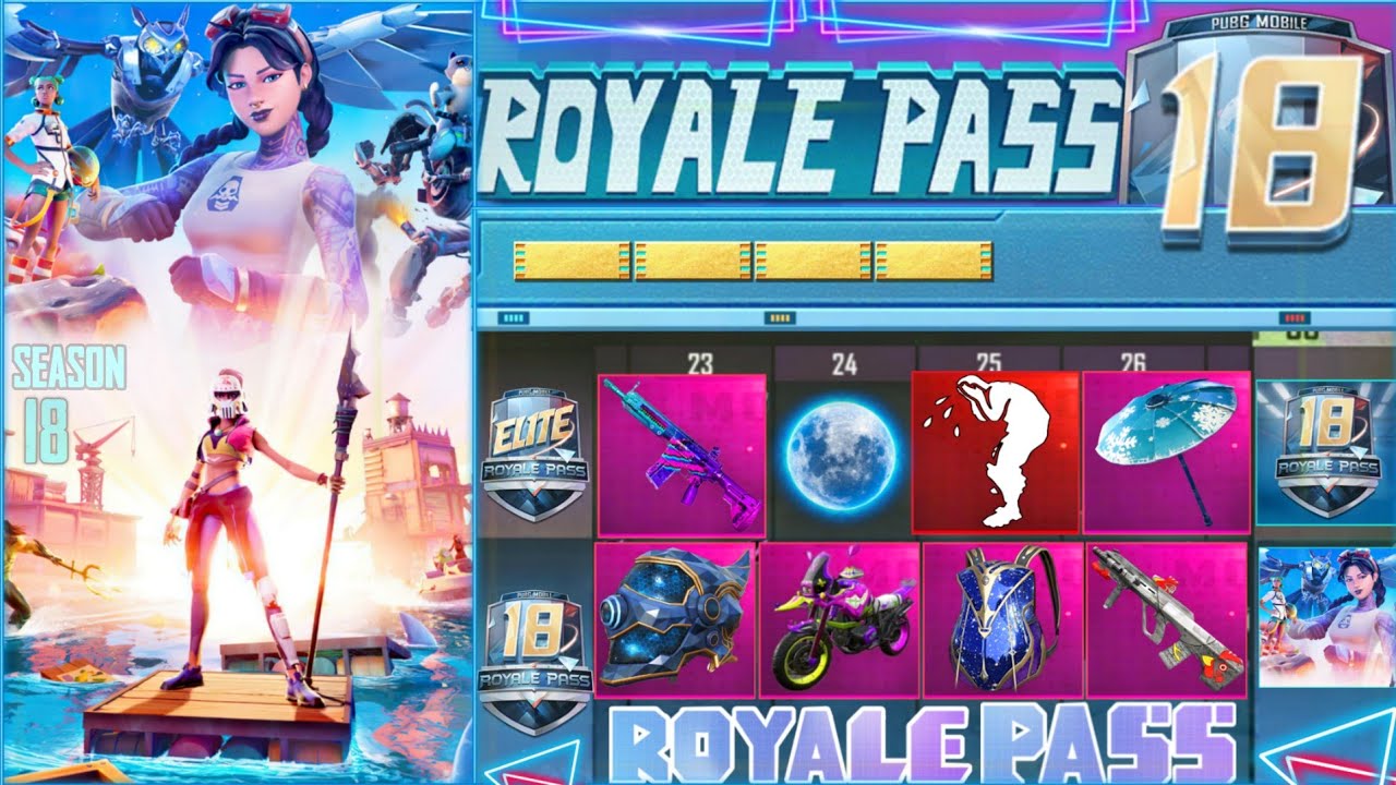SEASON 18 ROYAL PASS PUBG MOBILE - S18 PUBG MOBILE | ROYALE PASS ...