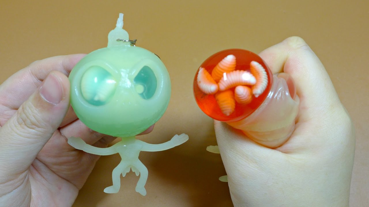 Mini Alien Squeeze Toy Stress Relief Squishy Toys - YouTube