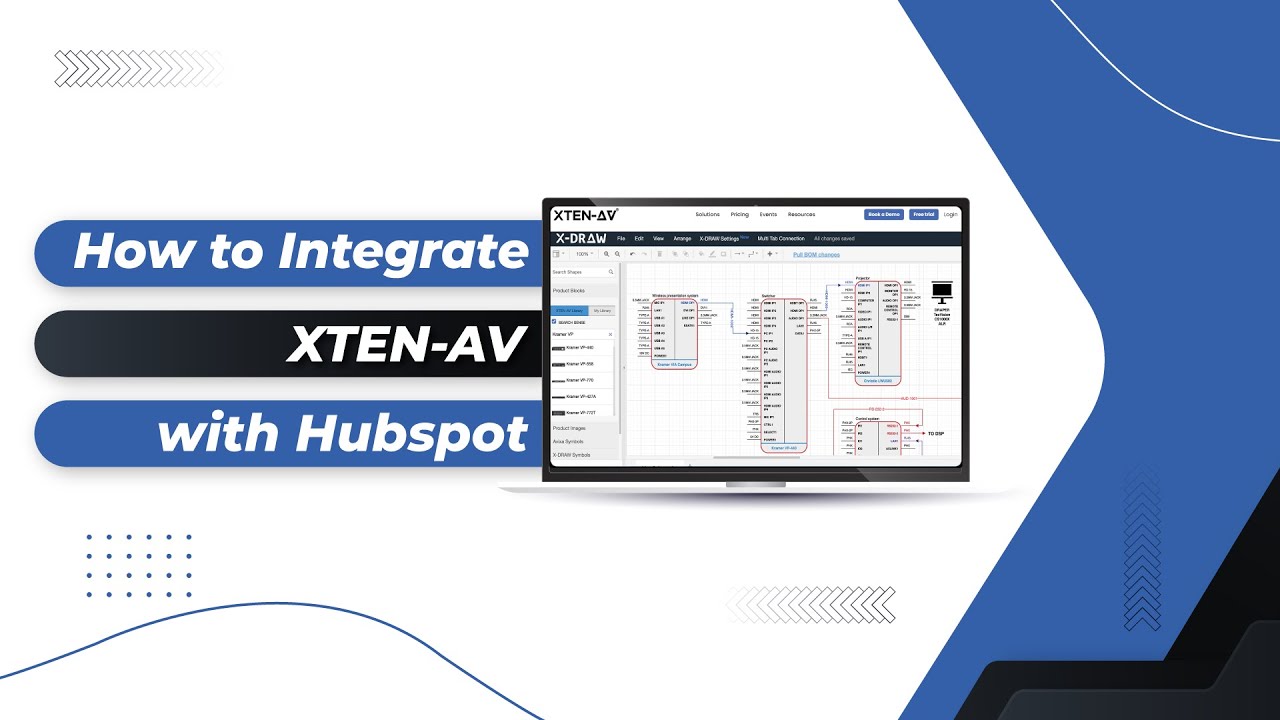 How to Integrate XTEN-AV with HubSpot - YouTube
