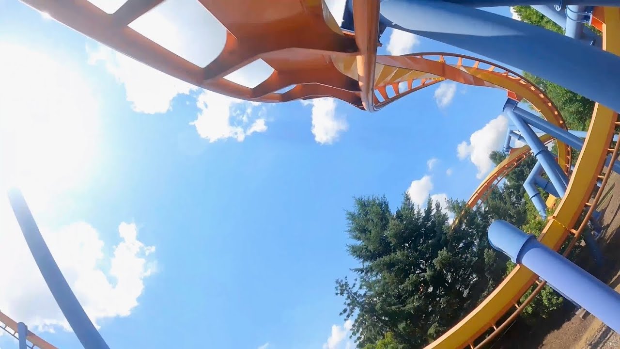 Talon AWESOME Inverted Roller Coaster 4K POV! | Dorney Park ...