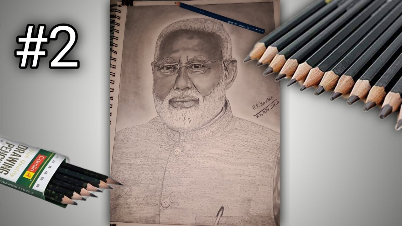 How To Draw PM Narendra Modi Step by step | easy way | for beginners ...