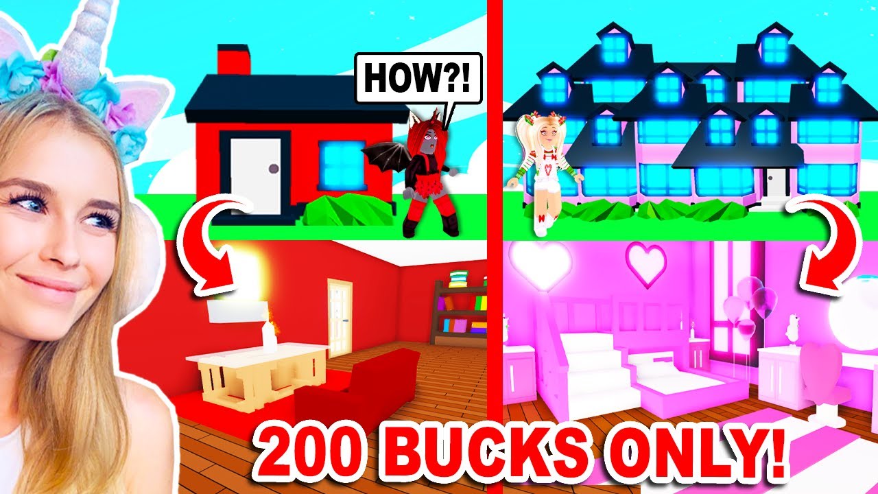 200 BUCKS ONLY Build Challenge In Adopt Me! (Roblox) - YouTube